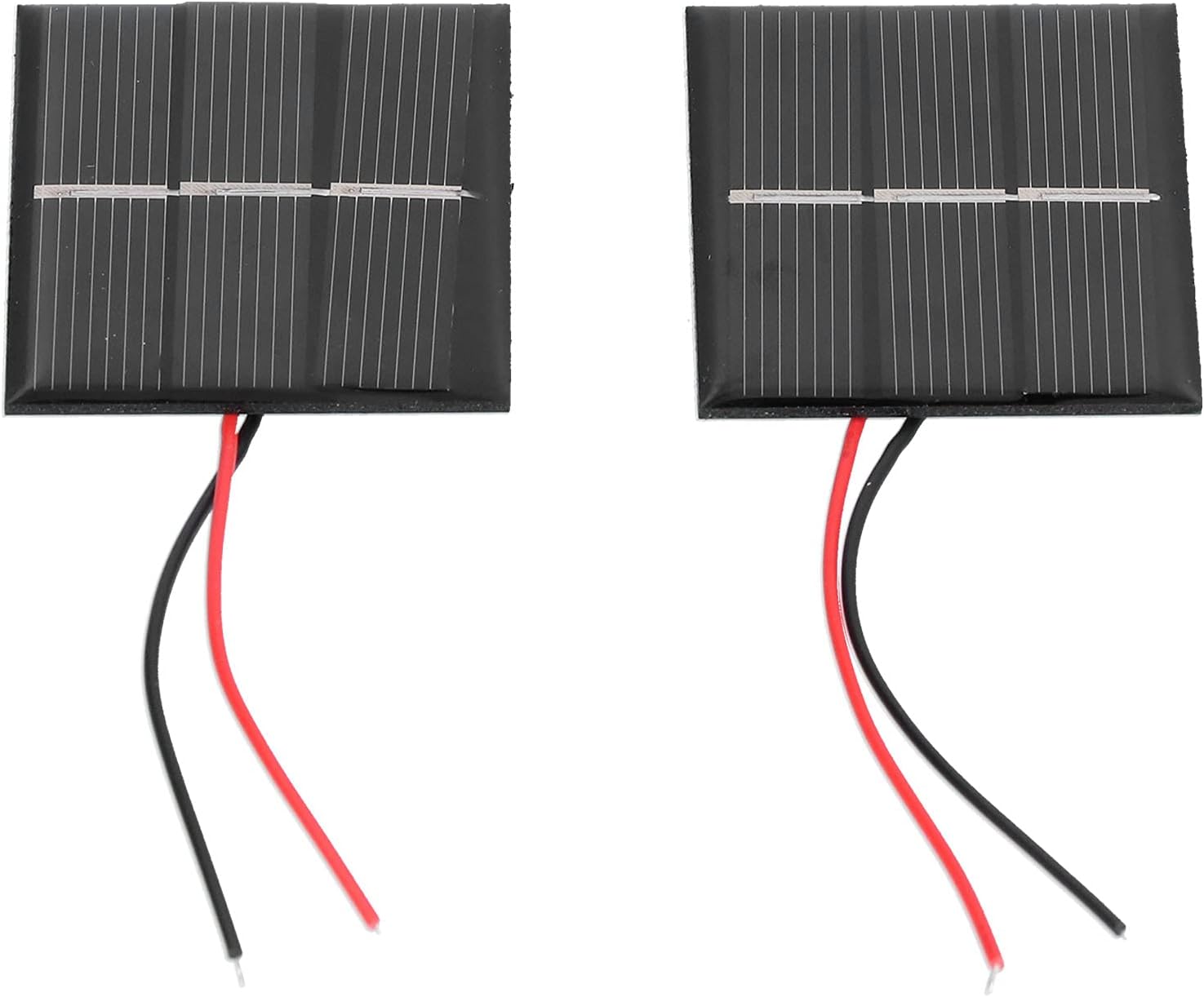 0.4W 1.5V 2Pcs Mini Small Solar Panel Module DIY Polysilicon Solar Cell ...
