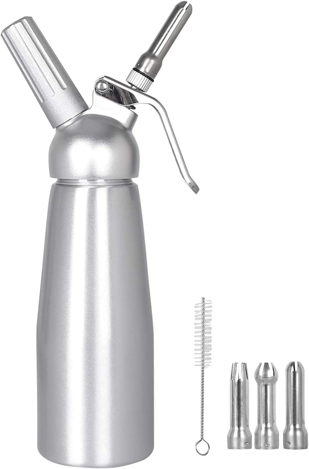 ICO Whipped Cream Dispensers, Aluminum Whipped Cream Maker and Cream ...