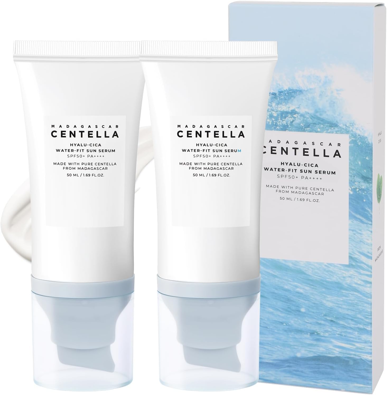 Amazon.com: Centella Sunscreen SPF 50 PA++++, Hyalu Cica Water-Fit Sun ...