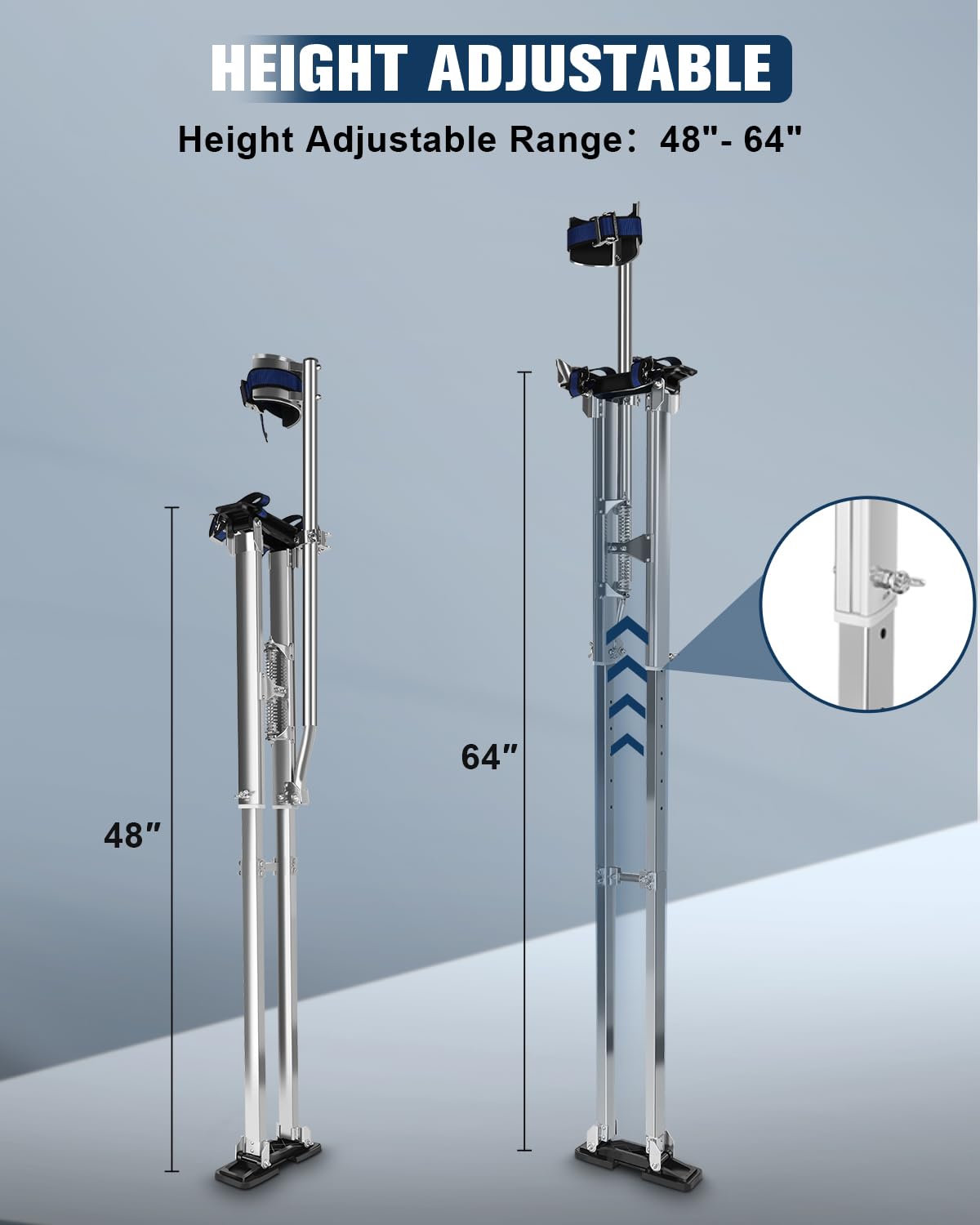 Snapklik.com : Drywall Stilts, 48-64 Drywall Stilts For Adults ...
