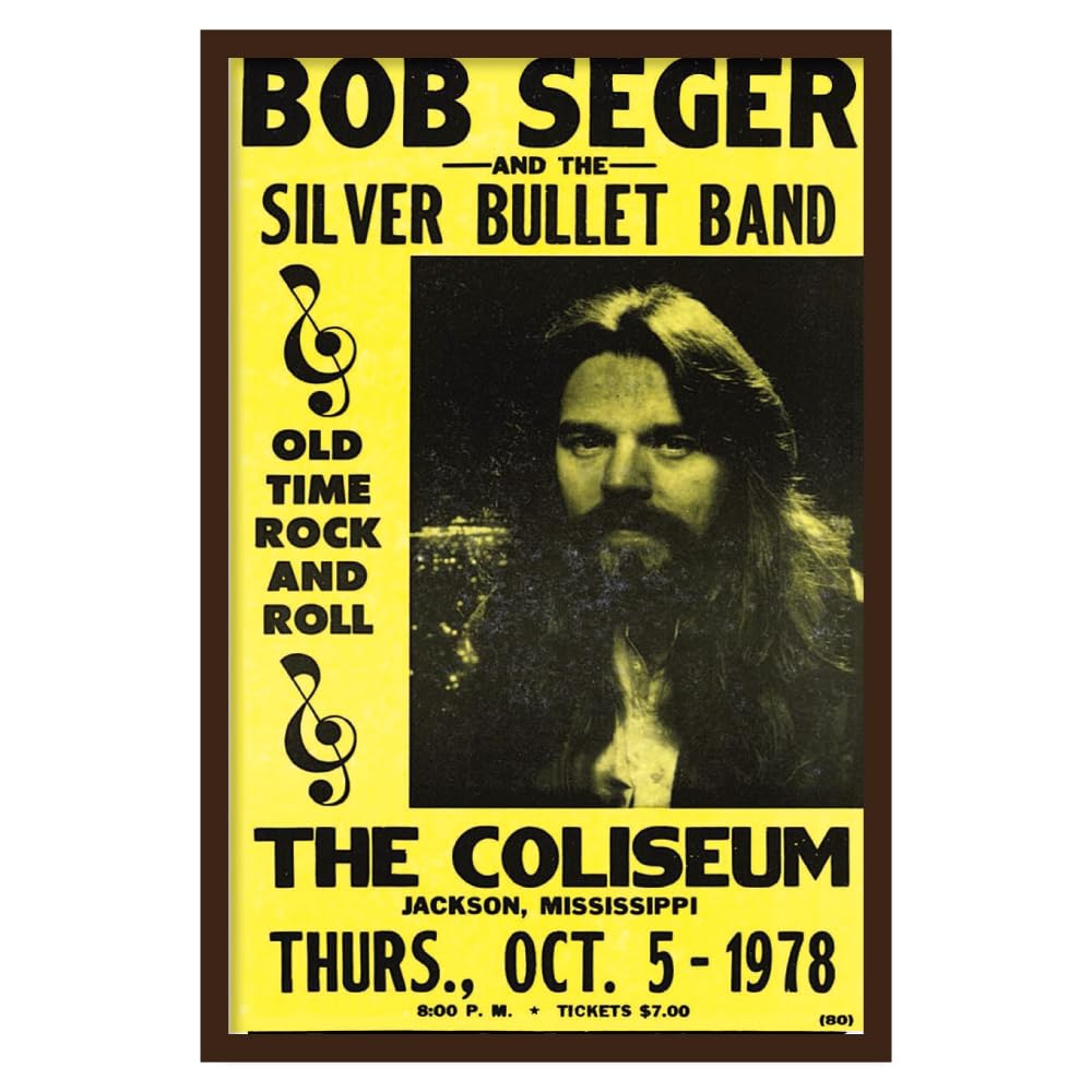 Amazon.com: Fresh Prints of CT Showprint Concert Poster Bob Seger - The ...