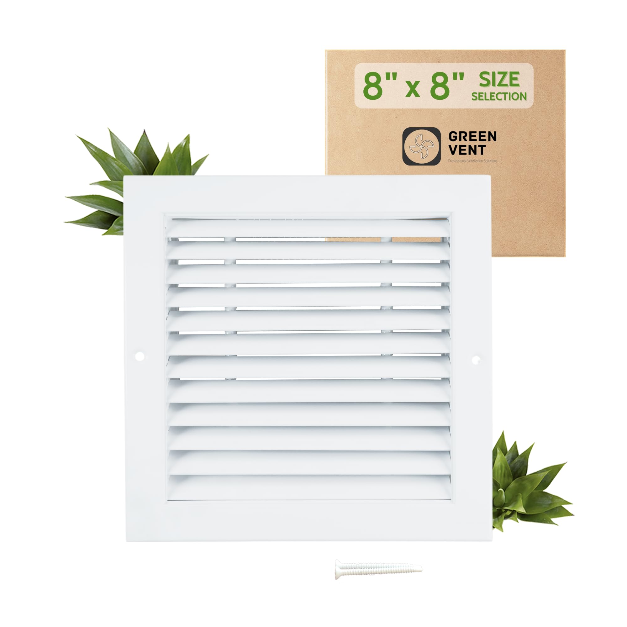 GREEN VENT - Air Vent Covers 8x8, Decorative Air Return Vent Covers for ...