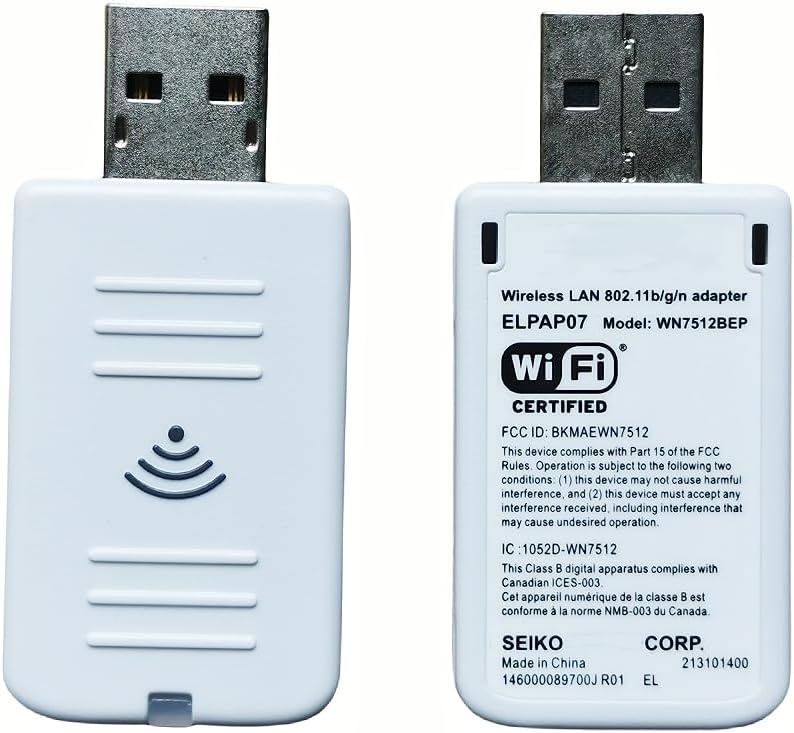 Amazon.com: New Projectors Wireless LAN Module for ELPAP07-V12H418P12 ...