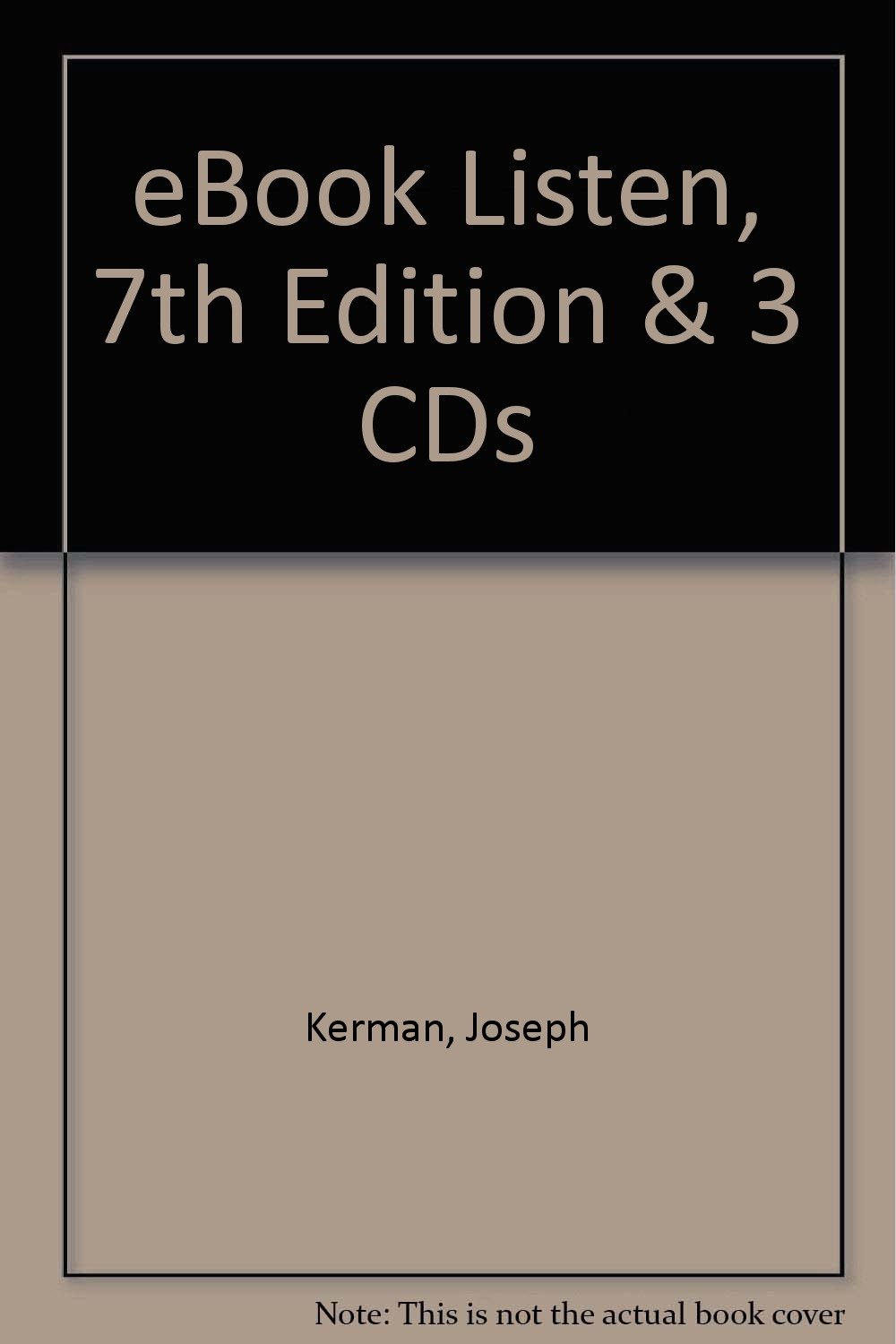 Amazon.com: E-Book for Listen 7e & 3-CD Set: 9780312603915: Kerman ...