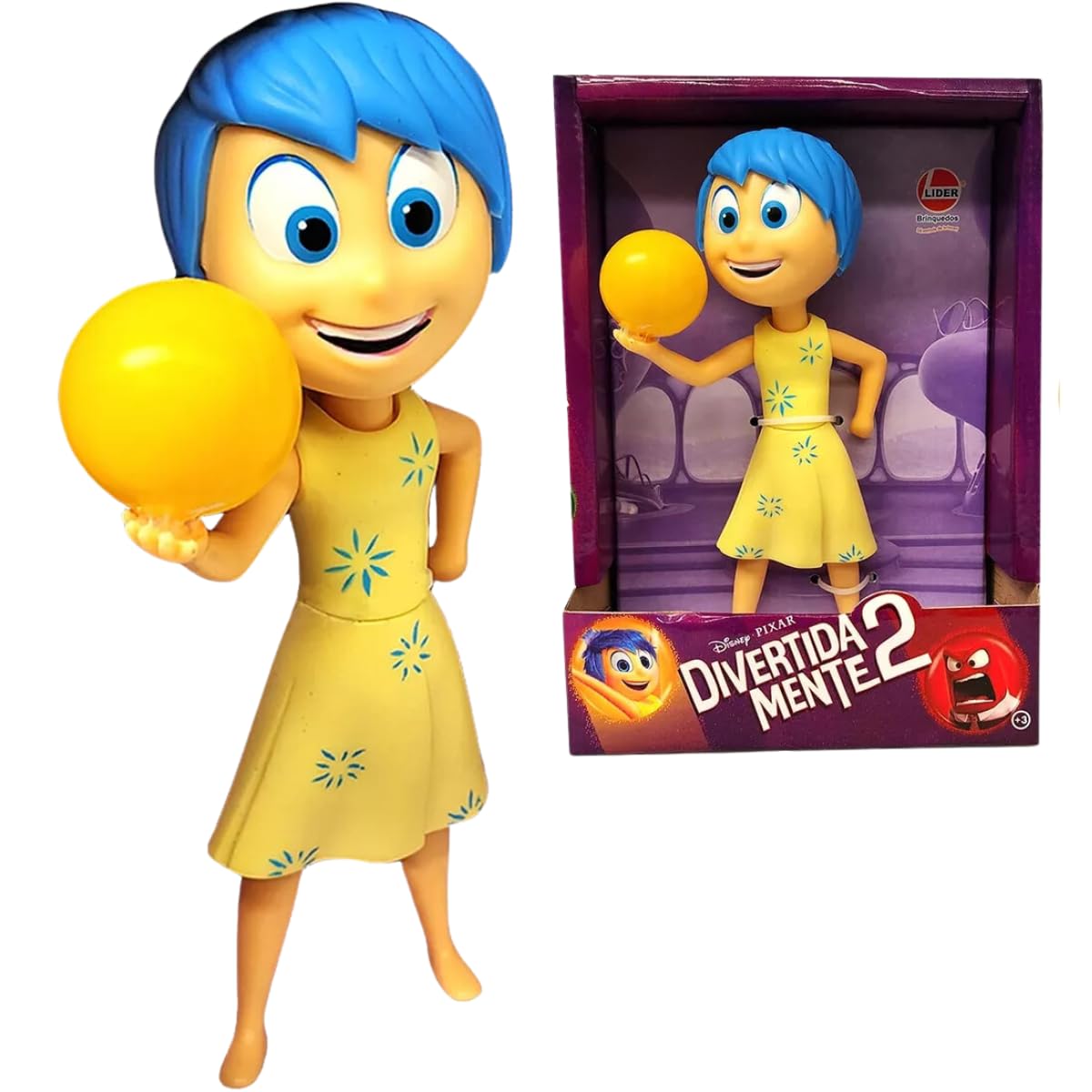 Boneco Vinil Alegria - Divertidamente 2 : Amazon.com.br: Brinquedos e Jogos
