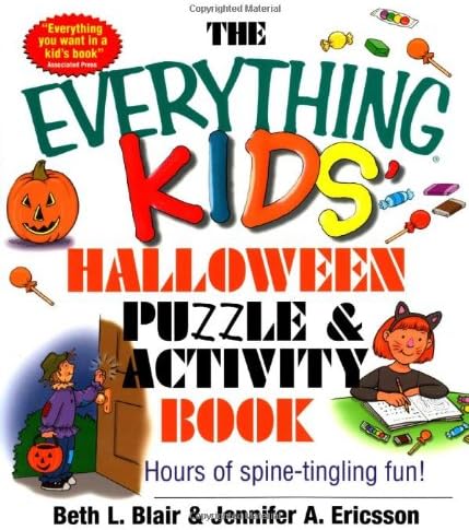 The Everything Kids' Halloween Puzzle And Activity Book: Mazes ...