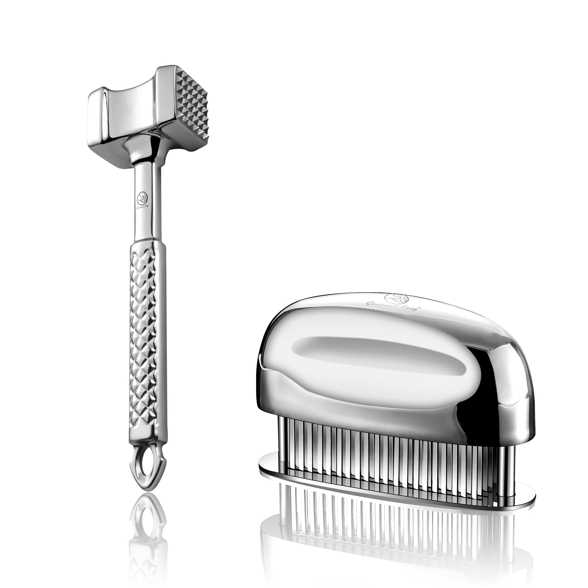 Amazon.com: Meat Lover Combo - Premium Classic Meat Hammer + Meat ...
