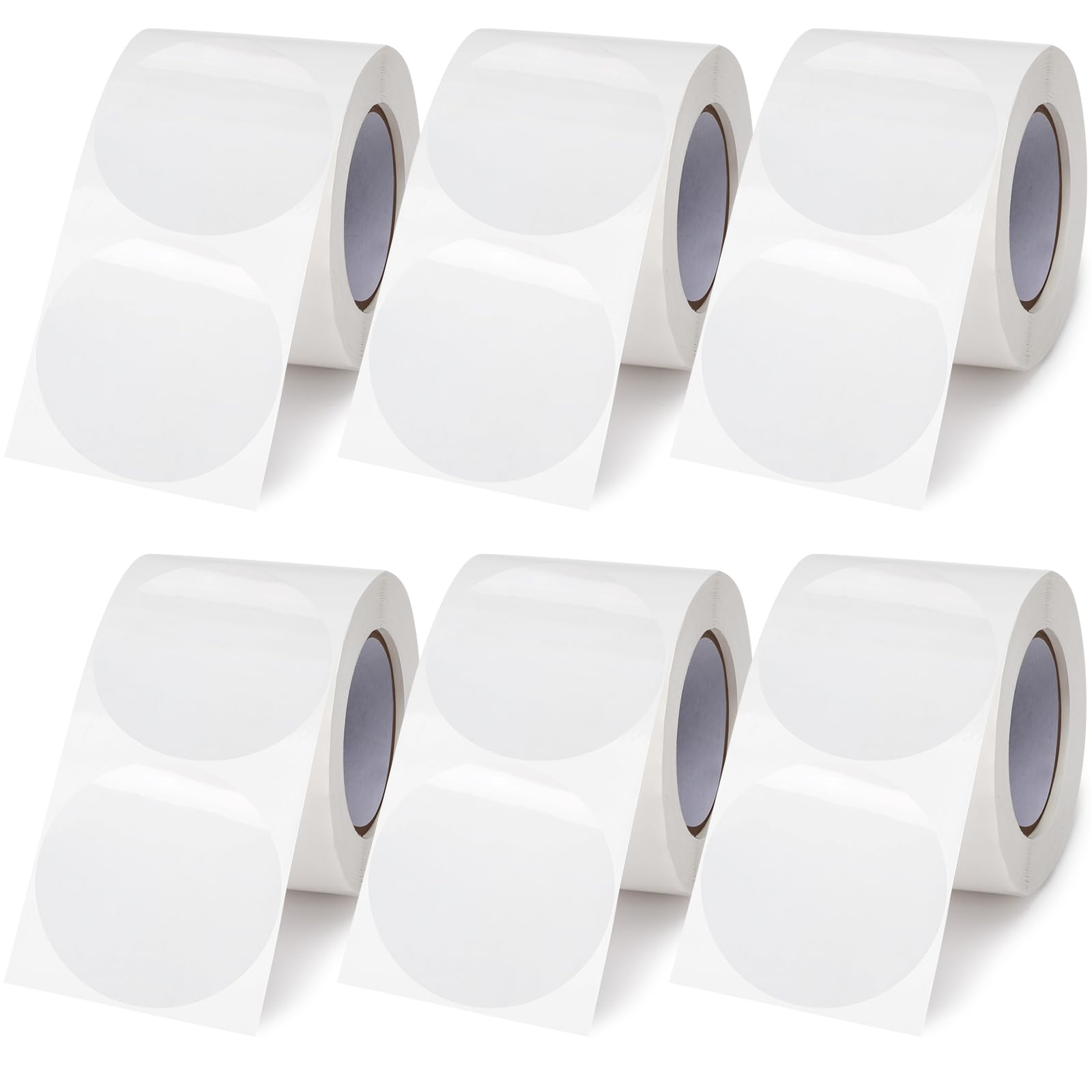 Amazon.com : 3000 Pcs Round Clear Seal Stickers 2 Inch Transparent ...