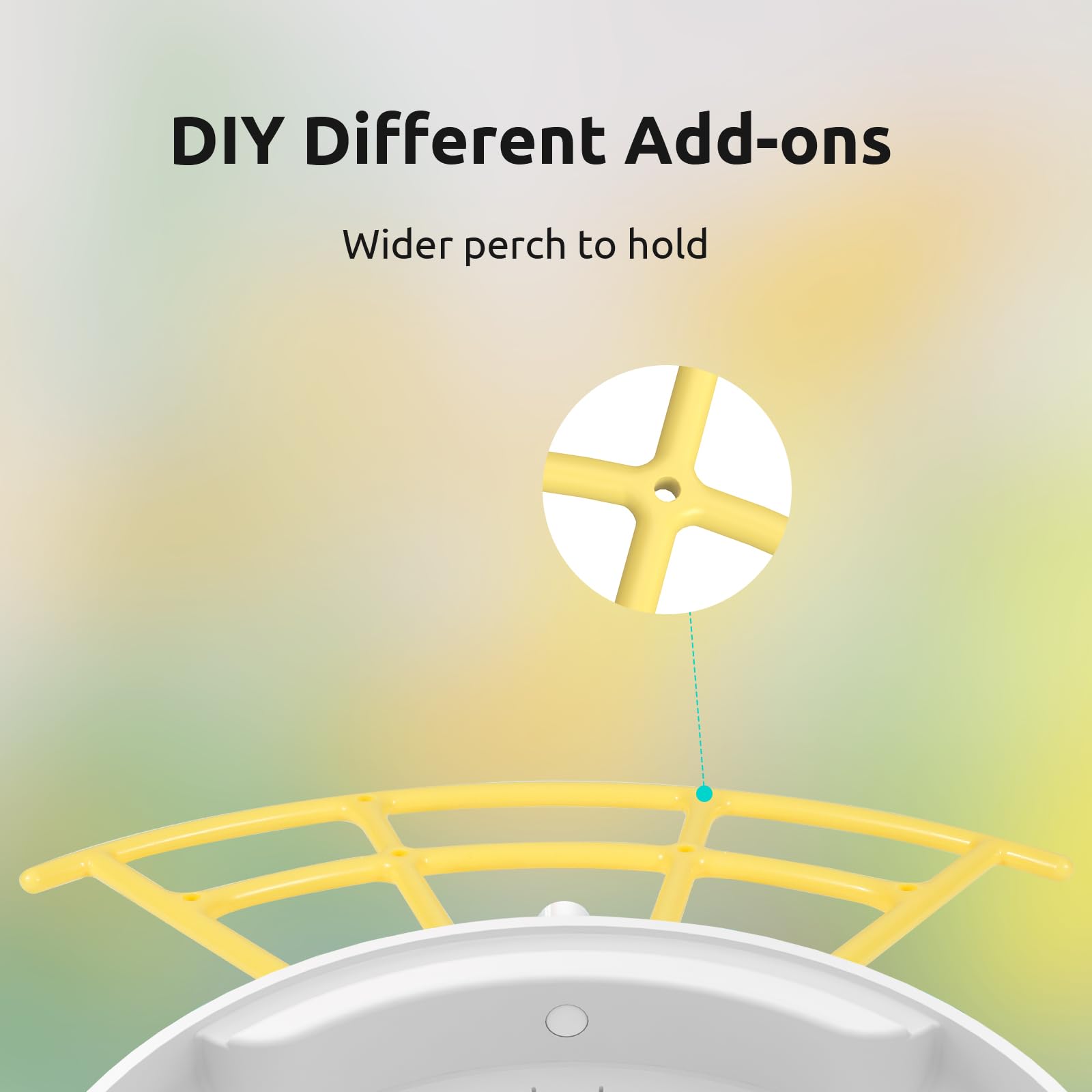 Snapklik.com : NETVUE Birdfy Pro Perch - Wider Extension Perch To DIY ...