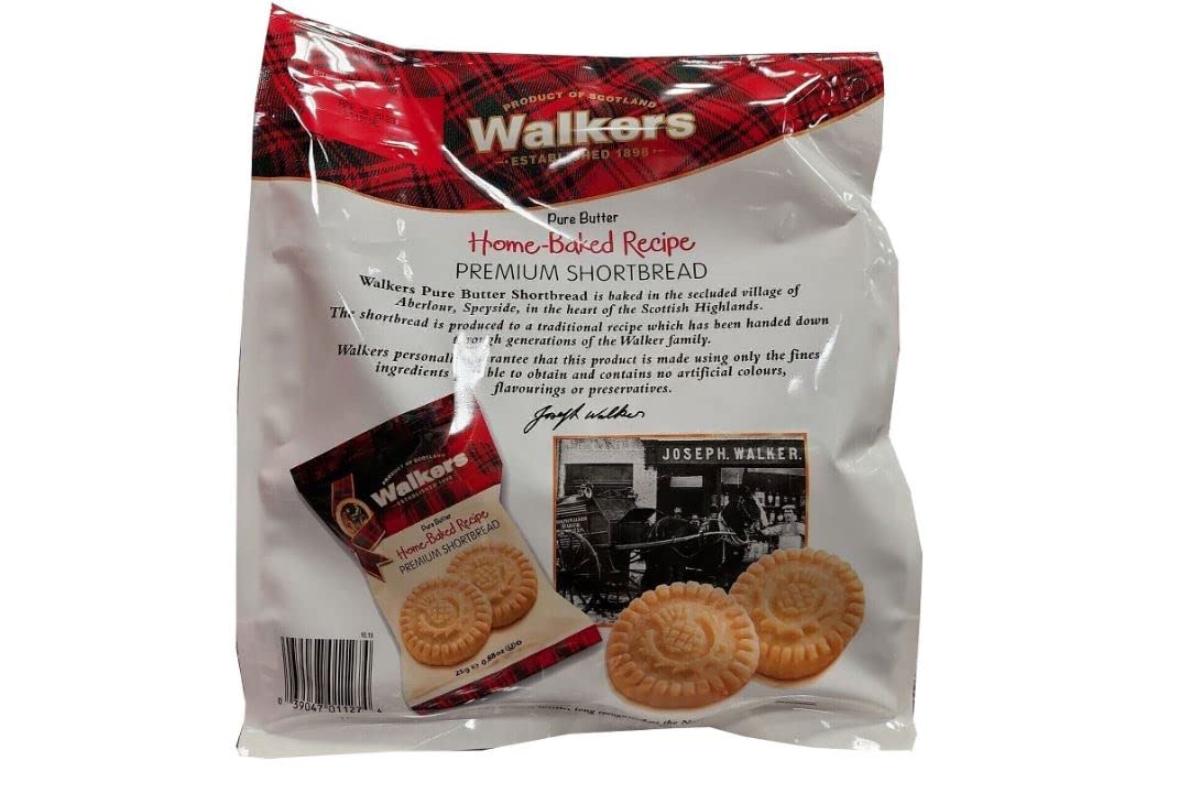 Buy Walkers Pure Butter Home-Baked Premium Shortbread Cookies, 0.89 oz ...