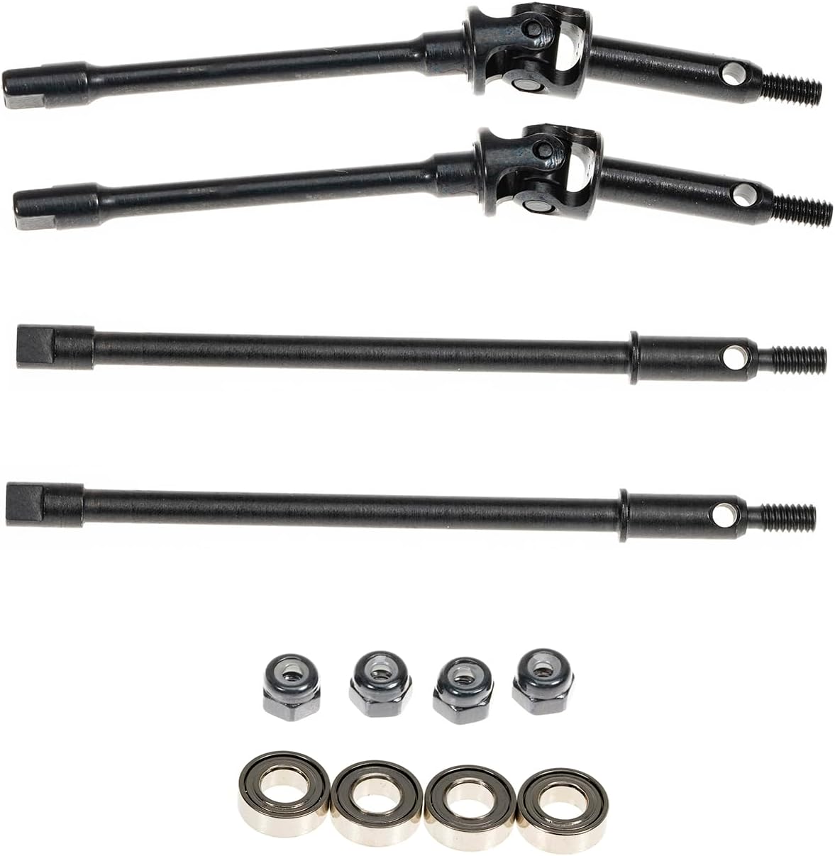 Amazon.com: RampCrab Steel Universal Joint Drive Shaft for SCX24 AX24 1 ...