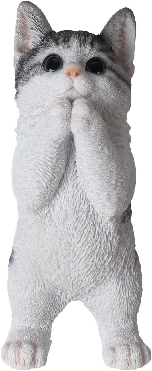 Amazon.com: Pacific Giftware Standing Cat Figurine Adorable Upright Cat ...
