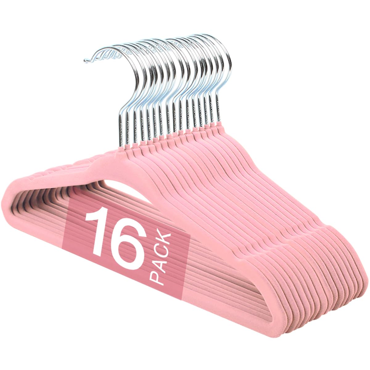 Amazon.com: Monicent 11 Inch Baby Velvet Hangers,16 Pack Velvet Kids ...