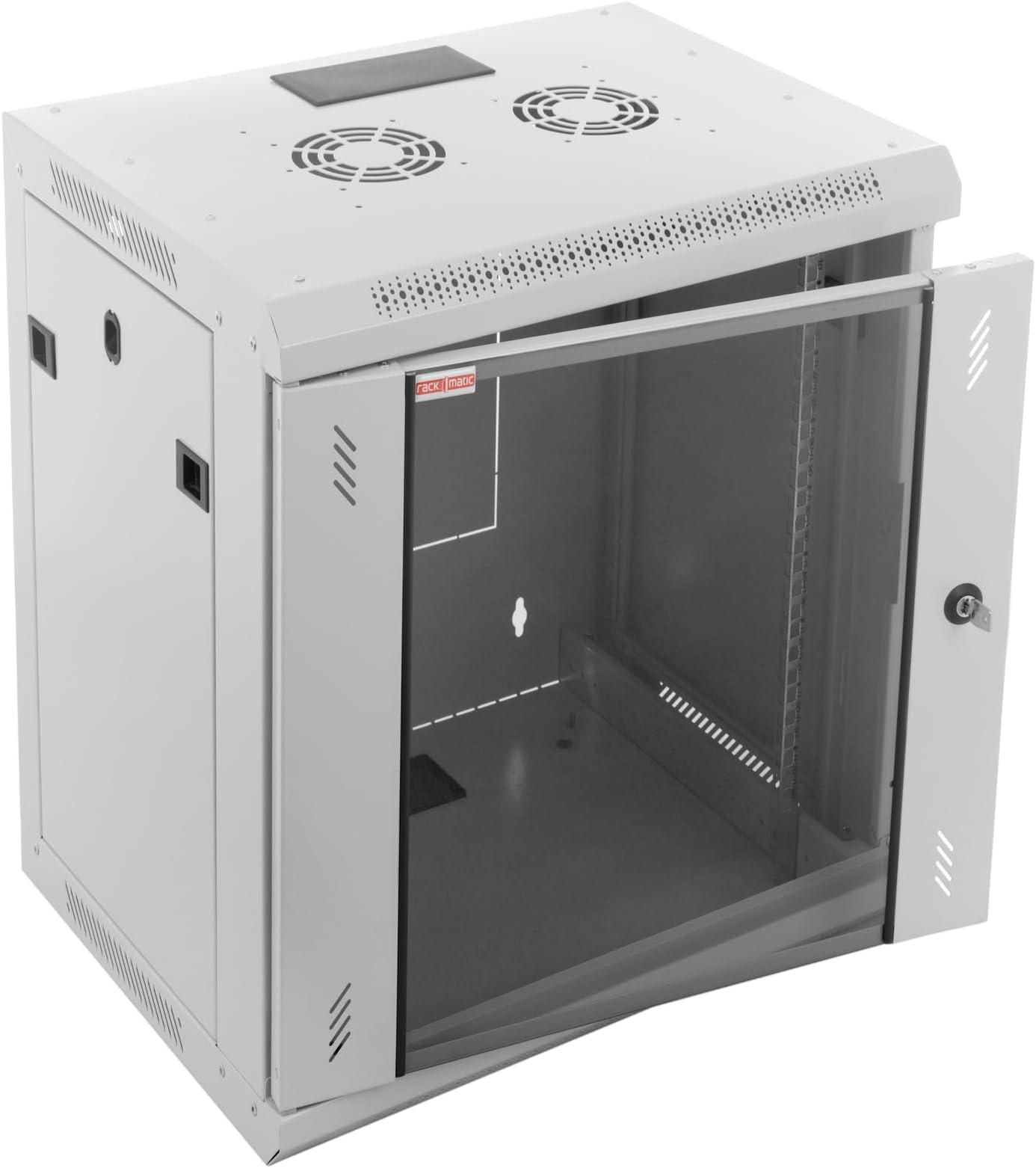 Rack Serveur 19" 12U 600x450x639mm Armoire Murale Blanc SOHORack ...