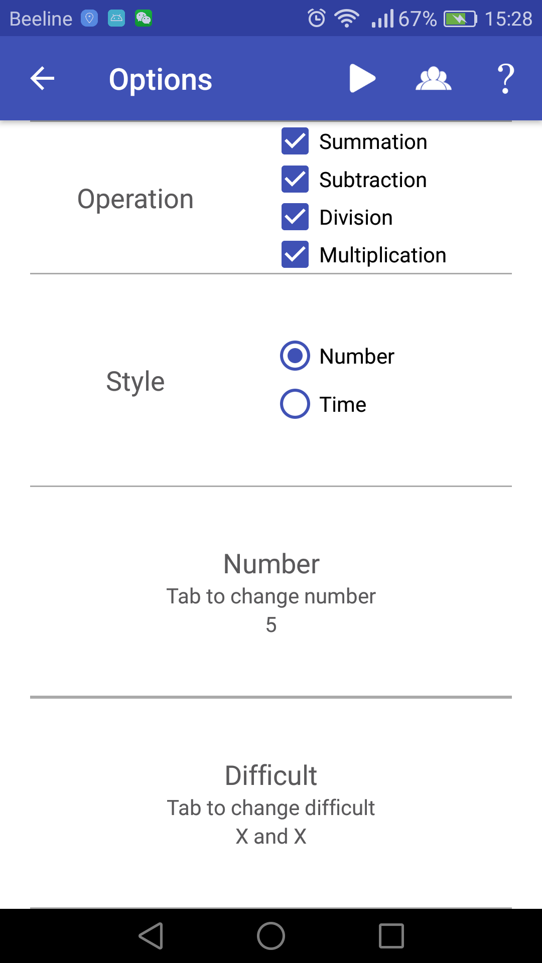 Mental Arithmetic - App on Amazon Appstore