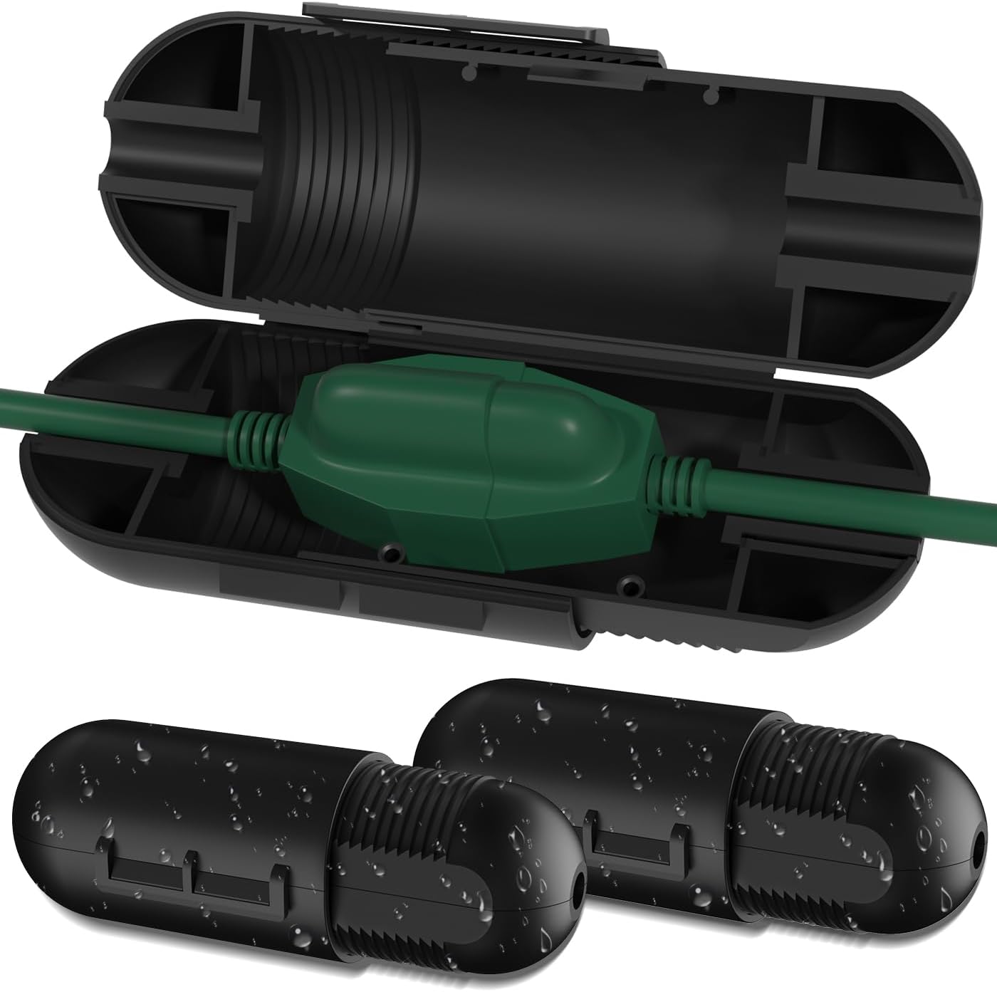 Amazon.com: Besimlive 2 Pack Outdoor Extension Cord Safety Cover, Cord ...