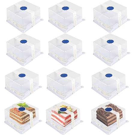 Cake Slice boxes Individual, 20PCS Cake Boxes for Cake Portions, Single Cake Slice Boxes for ...