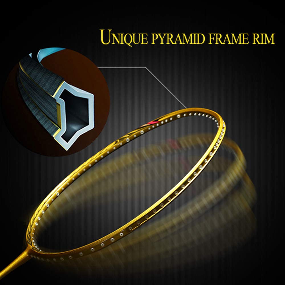 Snapklik.com : N80 Single Professional Badminton Racket Carbon Fiber ...