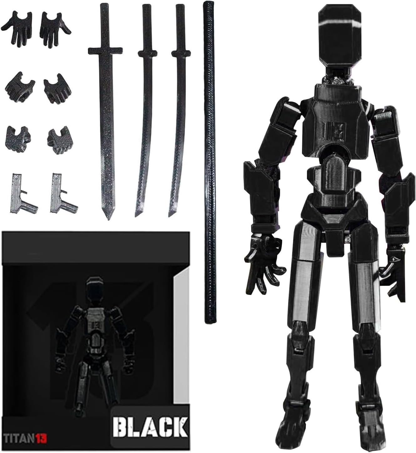 Amazon.com: FoxVilla T13 Action Figure, Dummy13 3D Printed Action ...