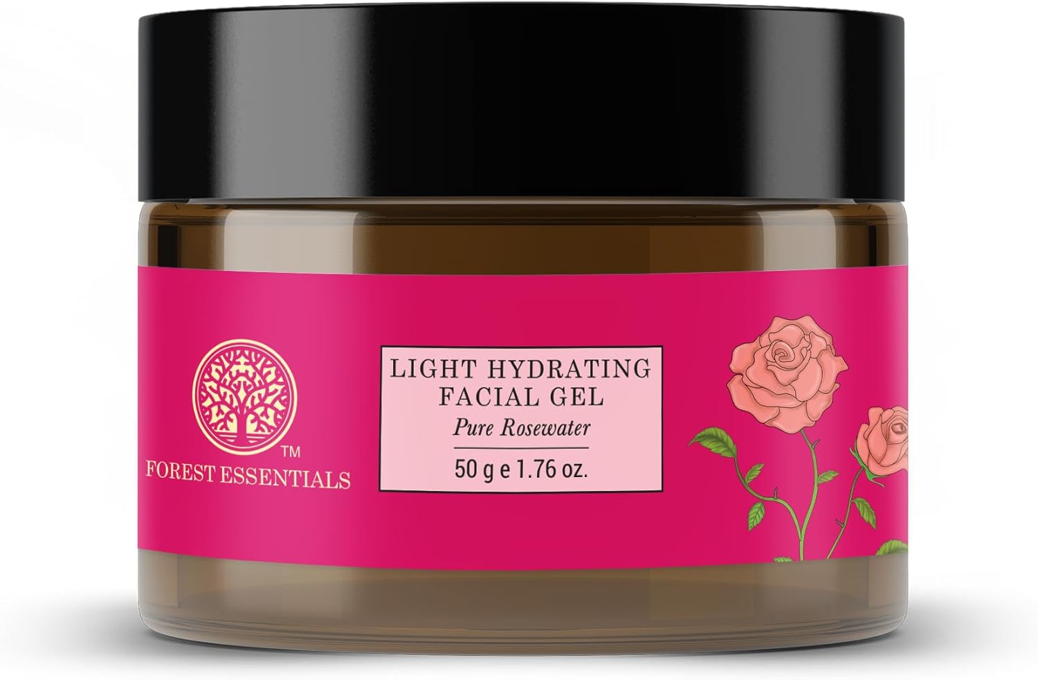 Forest Essentials Pure Rosewater Light Hydrating Gel, 50g : Amazon.co ...