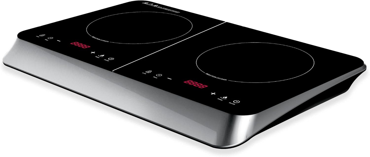 ARDES Electric stove with 2 induction hobs, differentiated power of ...