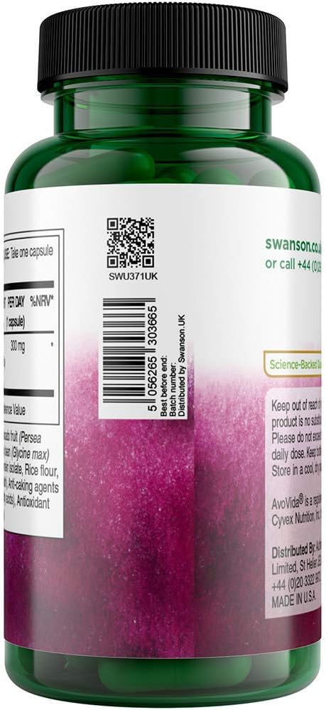 Swanson Ultra Maximum Strength AvoVida 300 mg, 60 Capsules – BigaMart