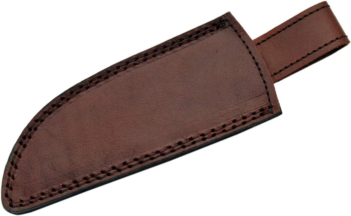 SZCO Supplies DM-1078 Cuchillo Damasco con mango de madera de color ...