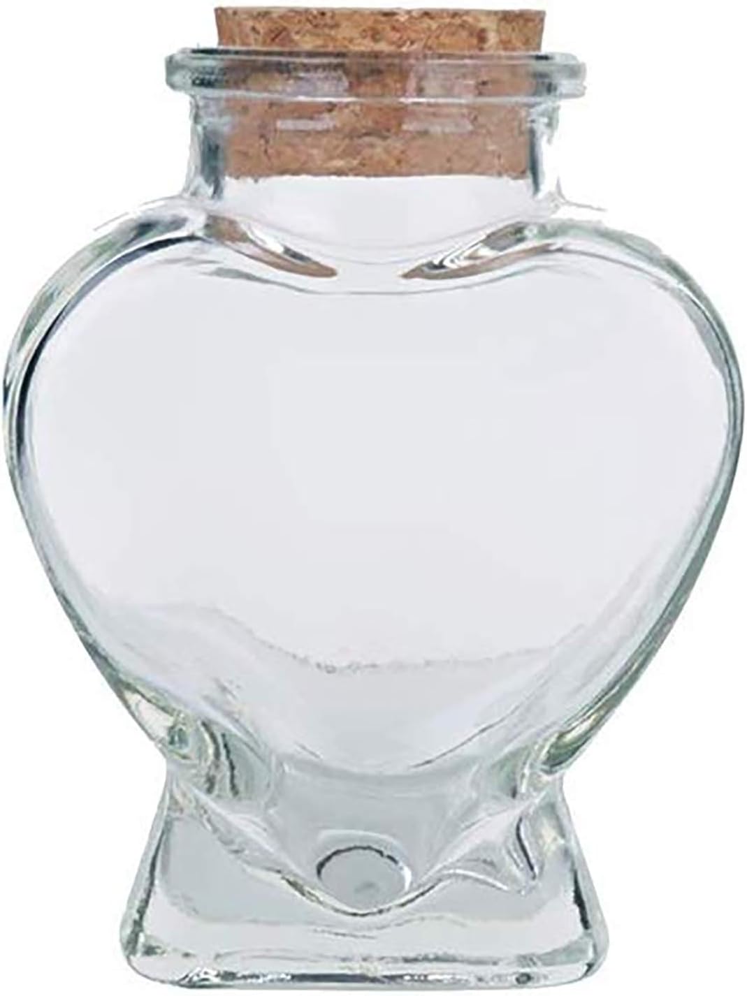 Amazon.com: 20 Pieces 5oz Valentine's Day Heart Shaped Glass Jar ...