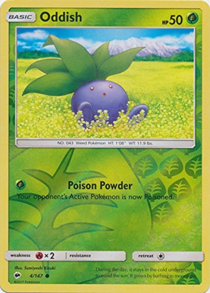 Oddish Pokemon Card