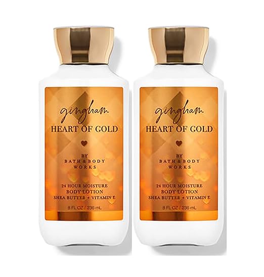 Amazon.com : Bath & Body Works and Gingham Heart of Gold Super Smooth ...