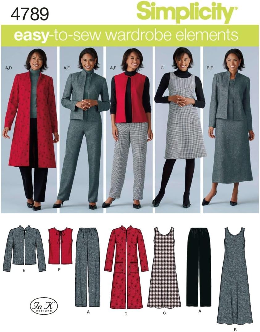 Amazon.com: New Look Ladies Sewing Pattern 6035 Jackets, Tops, Skirt ...