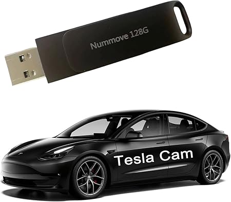 Amazon.com: Tesla Dashcam and Sentry Portable SSD Flash Drive with USB ...