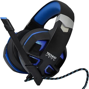 Techno Zone K60 2.2mm Gaming Headset, Single USB Jack with Light-up ...