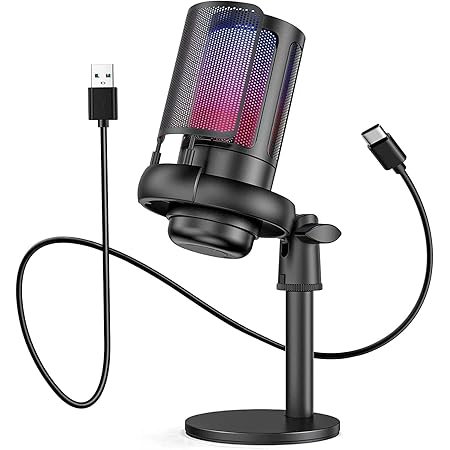Amazon.com: MAONO USB Gaming Microphone for PC, Noise Cancellation ...