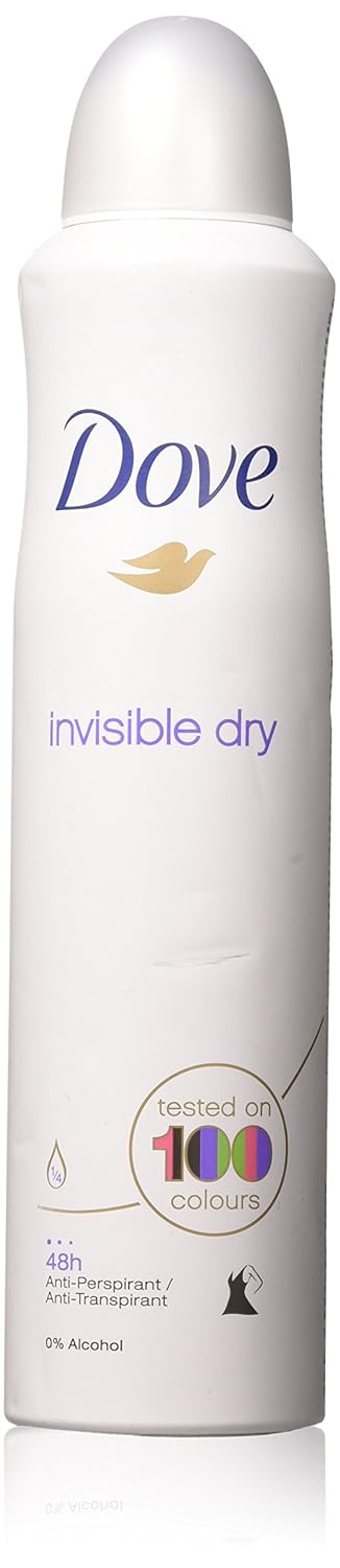 Amazon.com : Dove Antiperspirant Body Spray 250Ml Invisable Dry 1-Pack ...