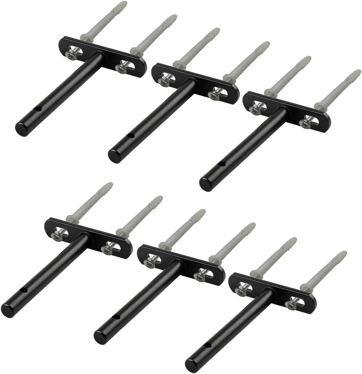 Amazon.com: 6 Pack Floating Shelf Bracket| 4-Inch(Depth) Hidden ...
