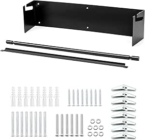 Amazon.com: QWORK Paper Dispenser and Cutter, Fit 24" Roll, Wall ...