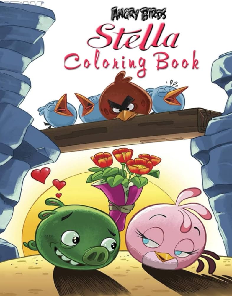 stella angry birds coloring pages