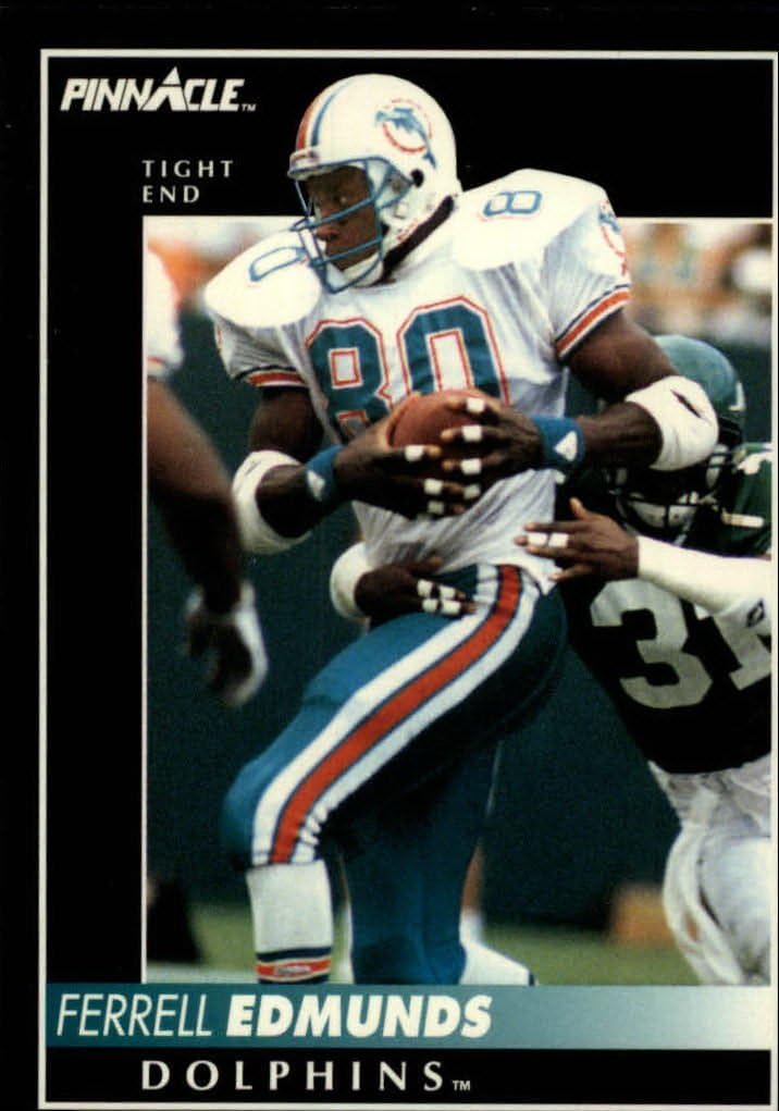 Amazon.com: 1992 Pinnacle Football Card #110 Ferrell Edmunds ...