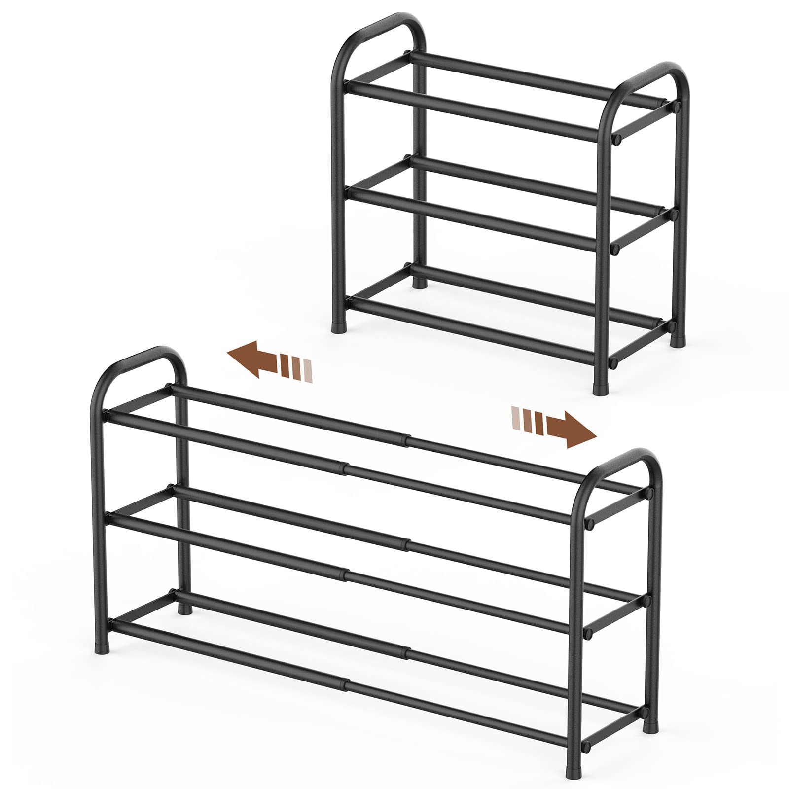 Buy 3 Tier Expandable Shoe Rack Adjustable Shoe Shelf Storage Organizer Buy 3 Tier Expandable Shoe Rack Adjustable Shoe Shelf Storage Organizer