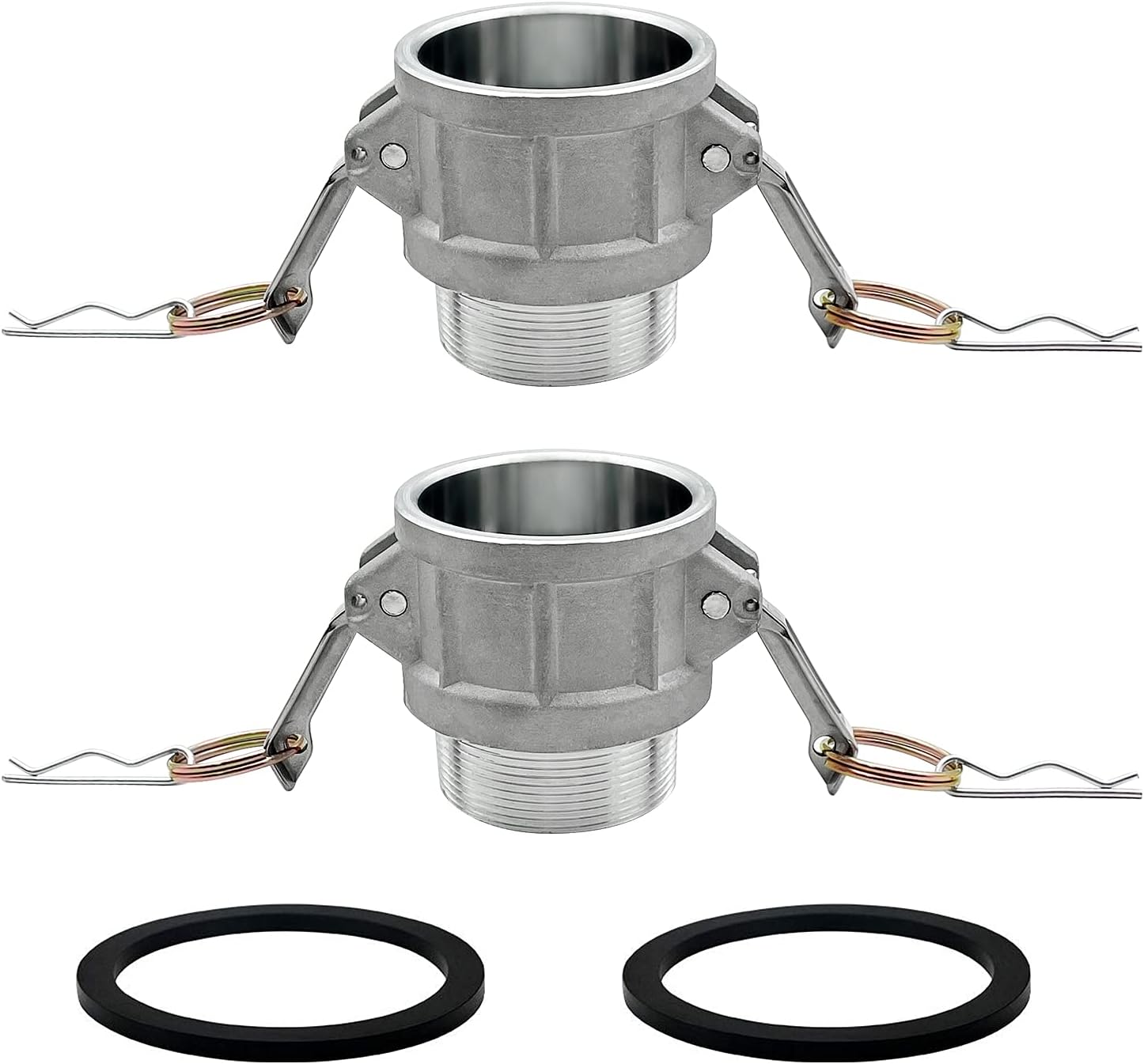 Amazon.com: HOOTSUM Camlock Fittings Type C&E Aluminum 2 Inch Cam and ...