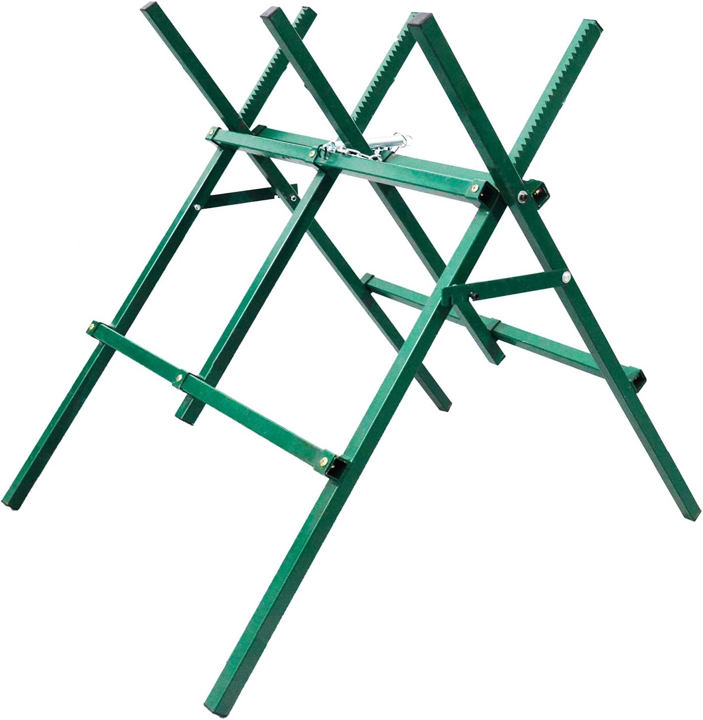 Amazon.com: vikofan Heavy Duty Log Sawhorse Stand - Auto-Adjust ...