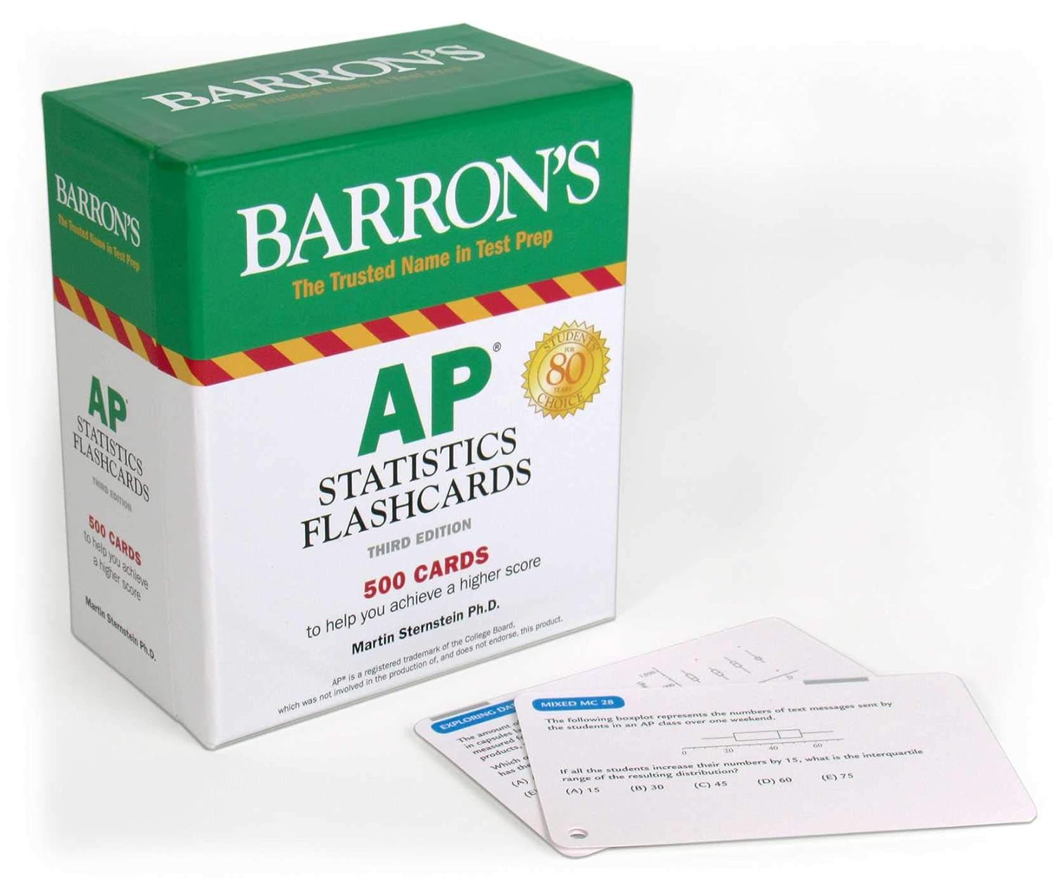 AP Statistics Flashcards: Sternstein Ph.D., Martin: 9781438079257 ...