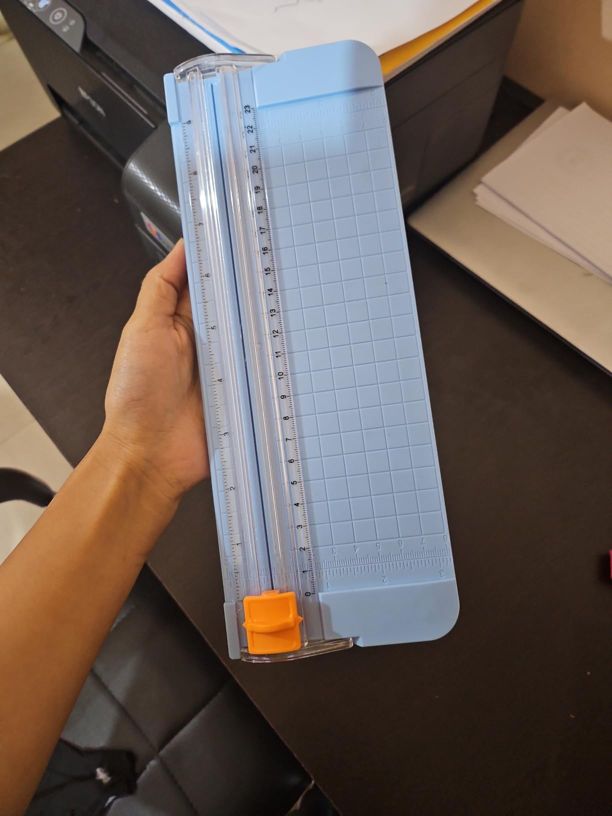 Qatalitic 9 inch Portable Paper Cutter, Guillotine Paper Trimmer for ...