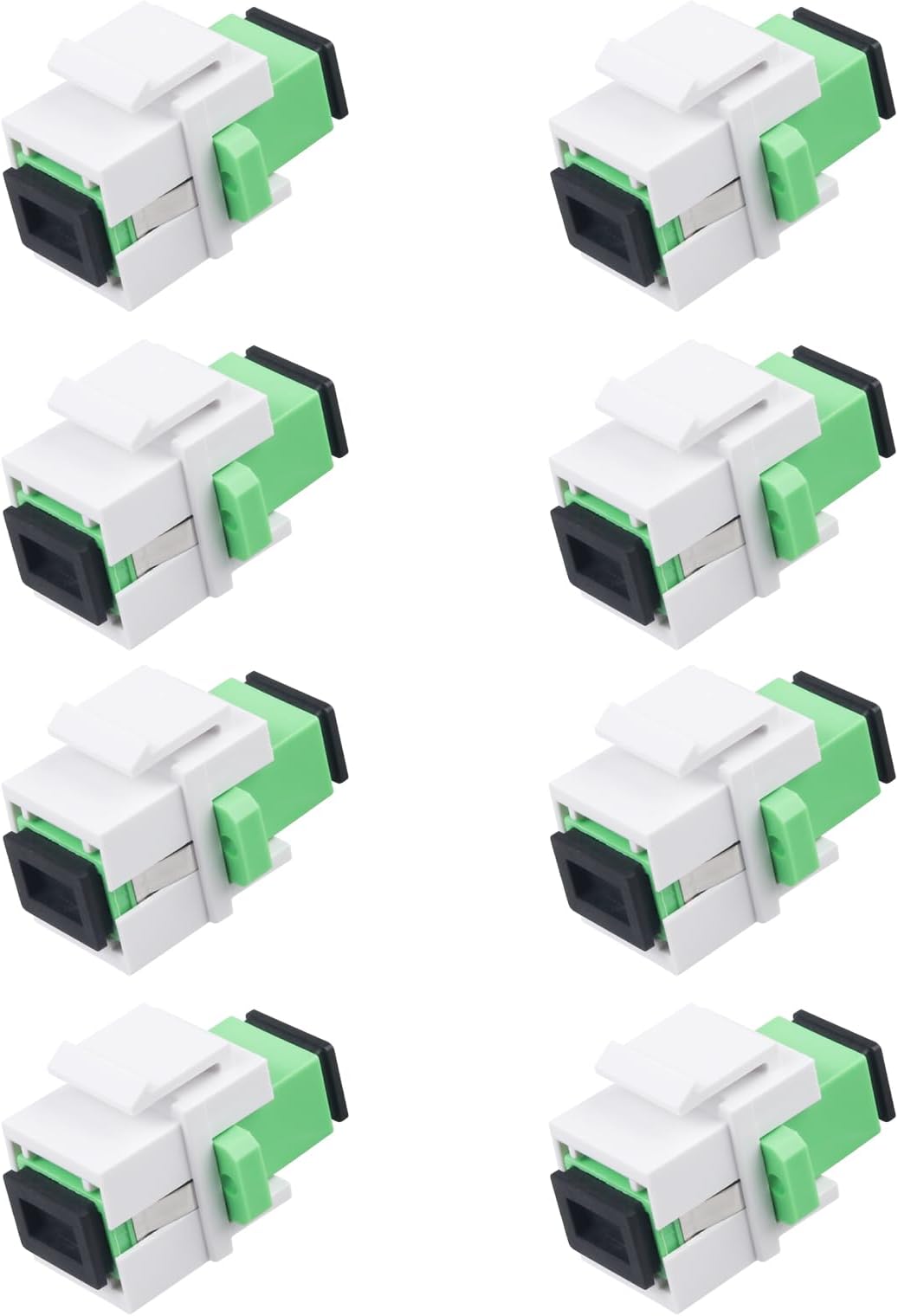 8 Pack Sc Apc Fiber Optic Coupler Keystone Jack Modular | Desertcart ...