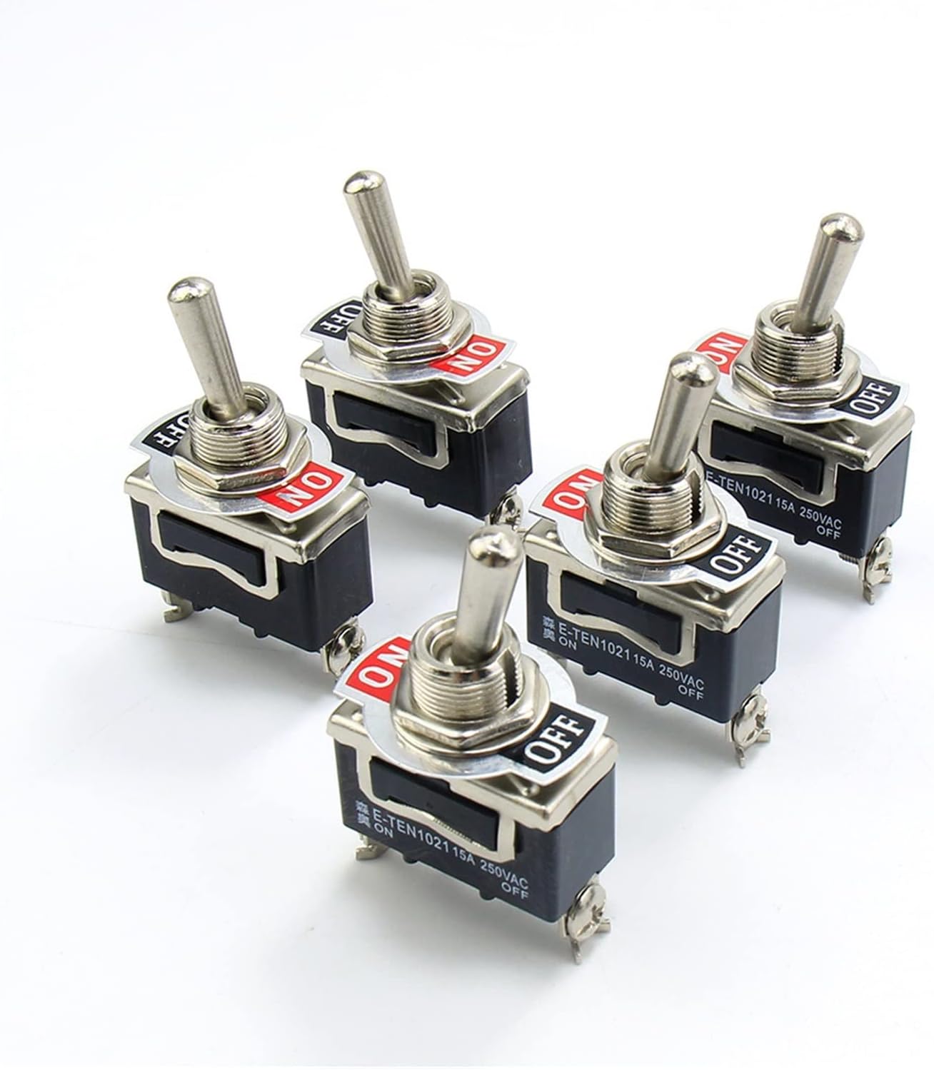 Amazon.com: Rocker Switch 5pcs 15A 250VAC Heavy Duty Car Boat Rocker ...