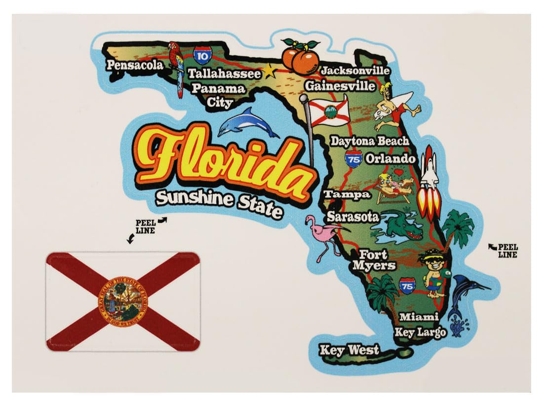Florida State Map Outline