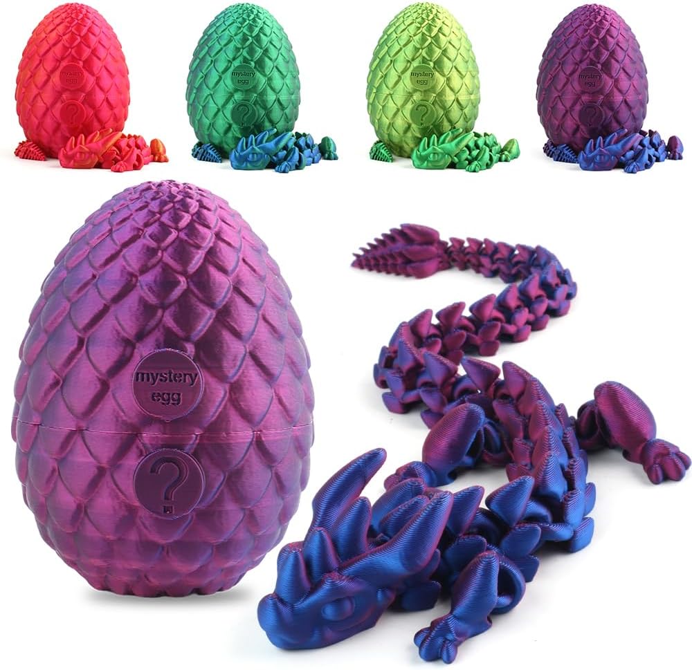 Amazon.com: STONESTAR 3D Printed Dragon Fidget Toys, 12" Full ...