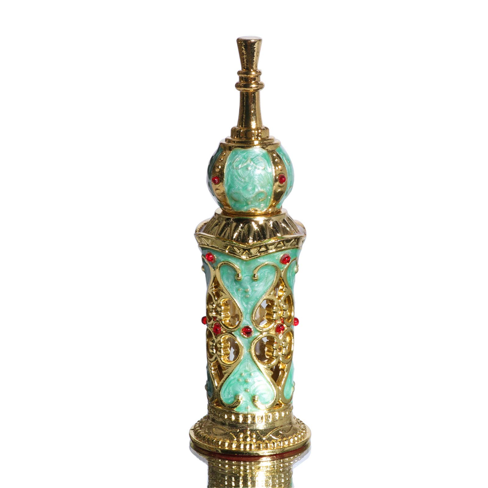 Amazon.com: Waltz&F Vintage Blue Castle Refillable Perfume Bottle Empty ...