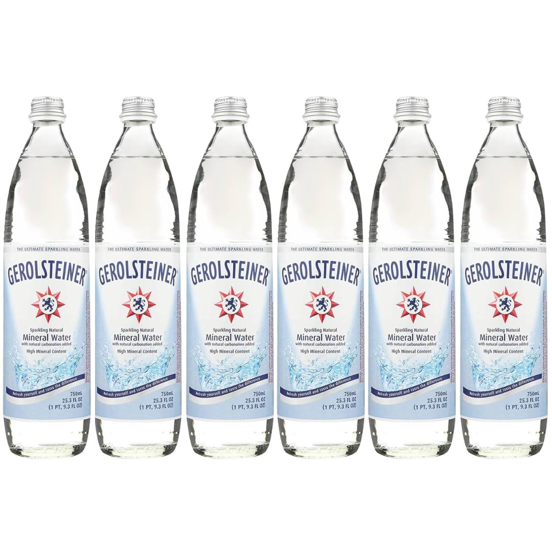 Buy Generic Gerolsteiner Sparkling Natural Mineral Water In Premium Glass Bottles - 25.3 Fl Oz ...